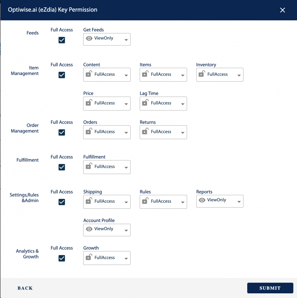 Walmart client key and password - Optiwise.ai