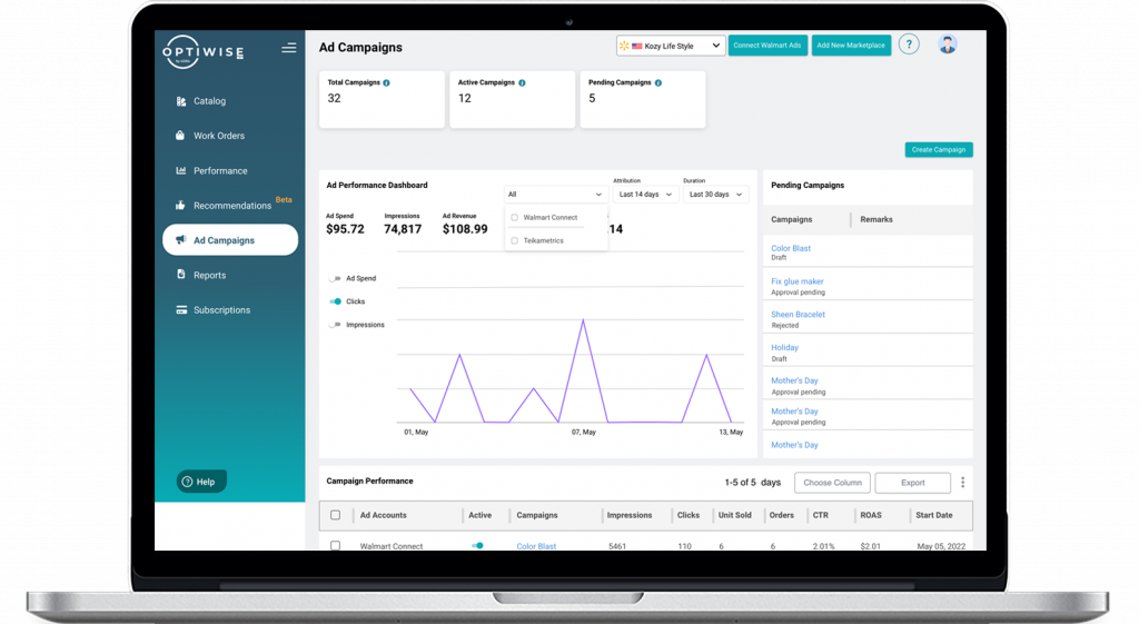 Features - Optiwise.ai